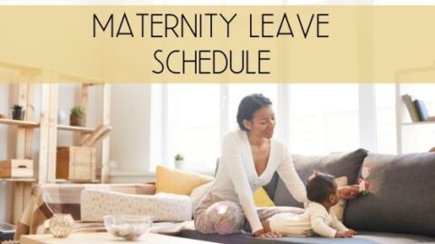 Toronto New Mom | Create a schedule for your maternity leave