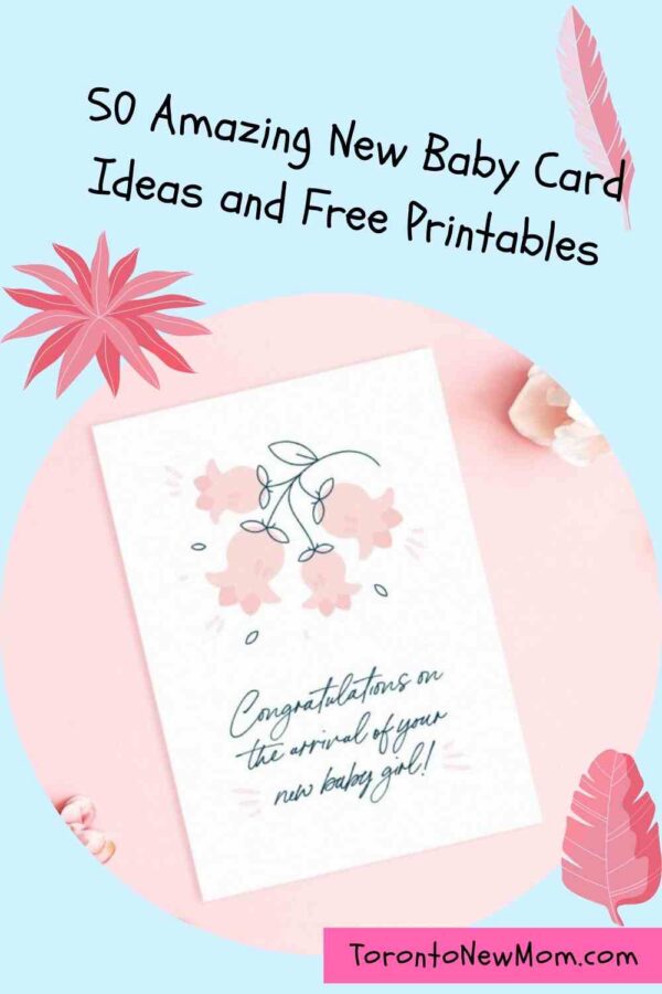 50 Amazing New Baby Card Ideas and Free Printables