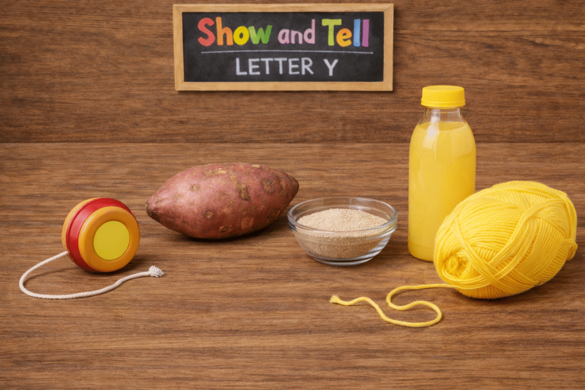 Show and Tell - Letter Y